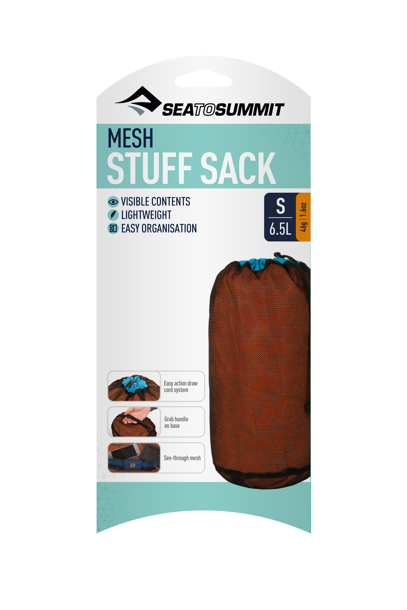 Sea to Summit Mesh Stuff Sack Small red